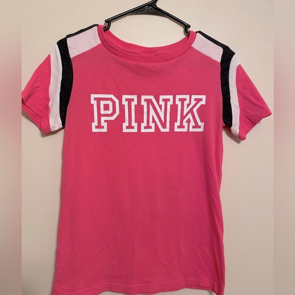 Pink Victoria's Secret | Tops | Pink Victorias Secret Tee Size Xs